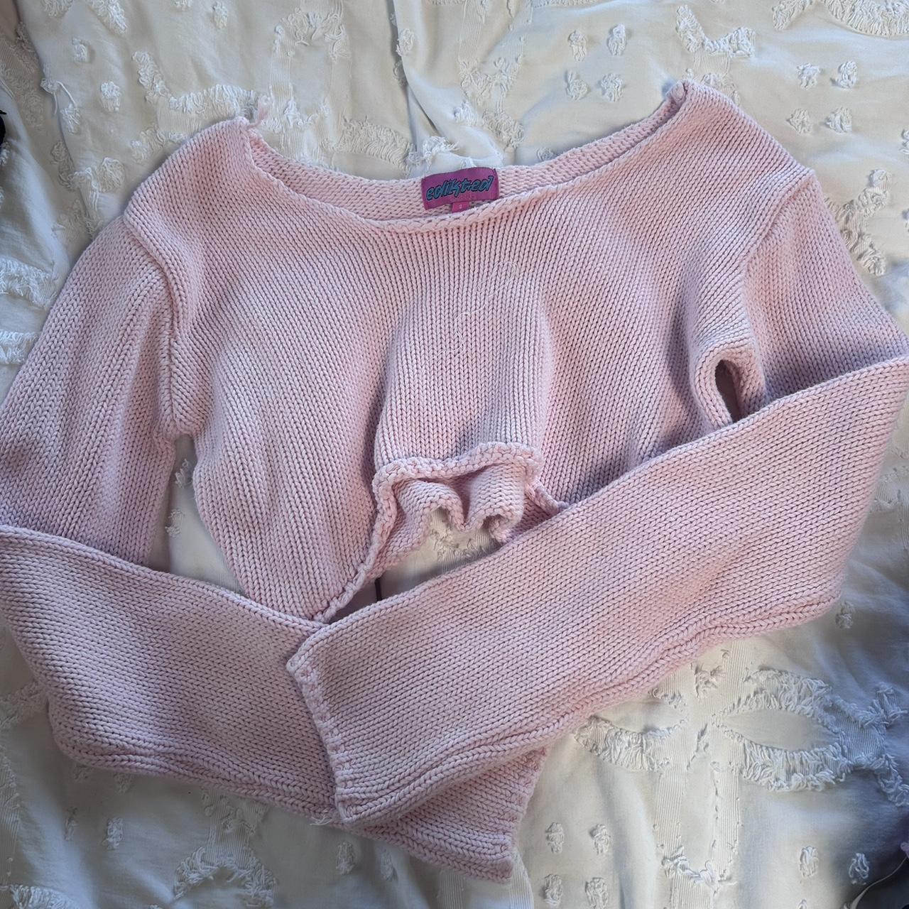 Edikted Crop Sweater - Depop