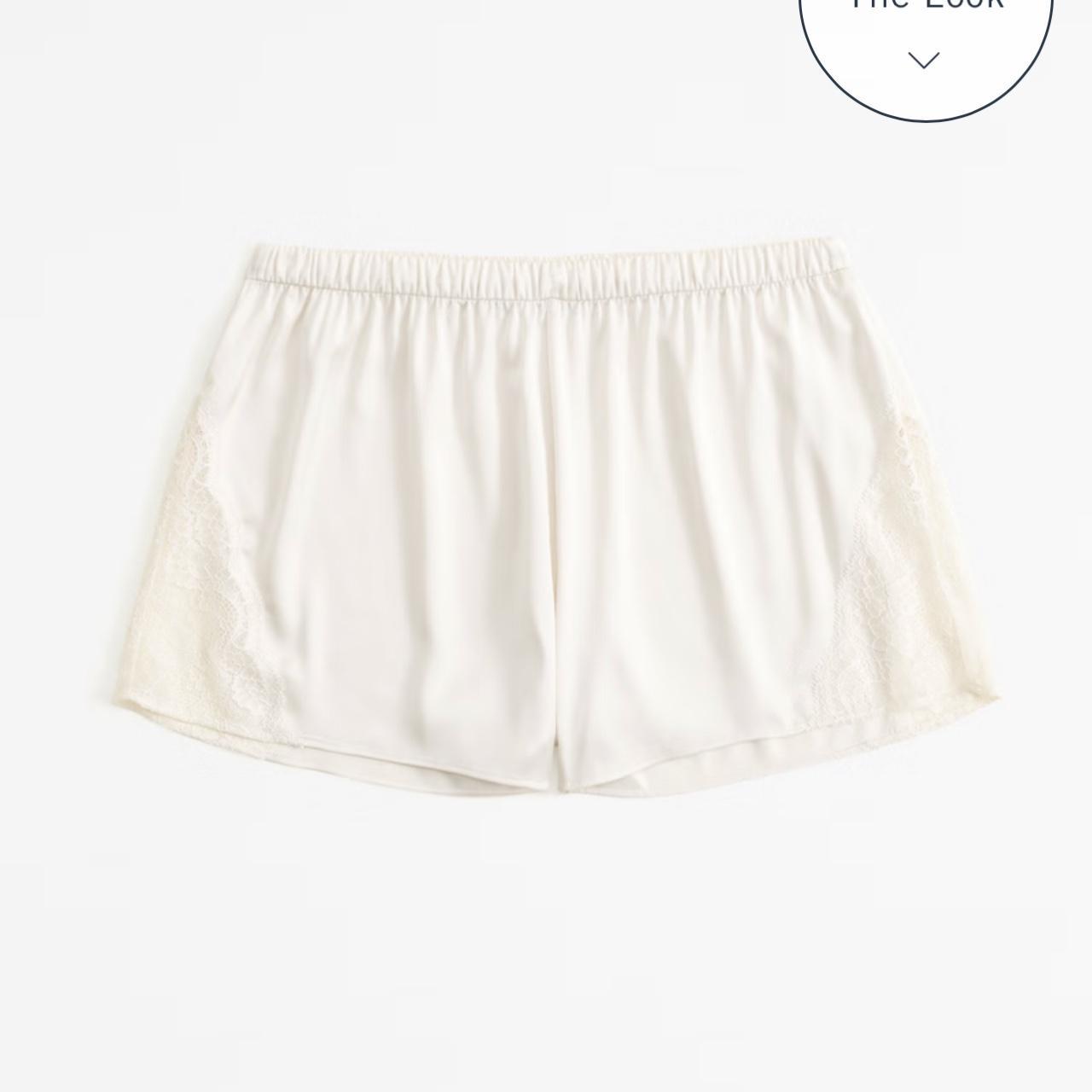 ABERCROMBIE SATIN & LACE SLEEP SET -cami and shorts... - Depop