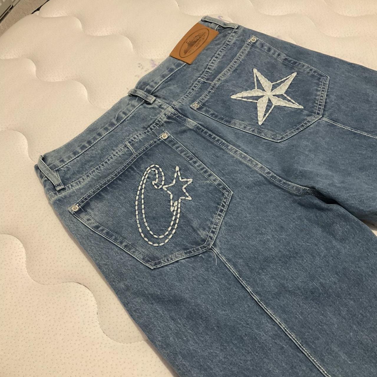Corteiz Jeans Size large Baggy Fit Perfect condition - Depop