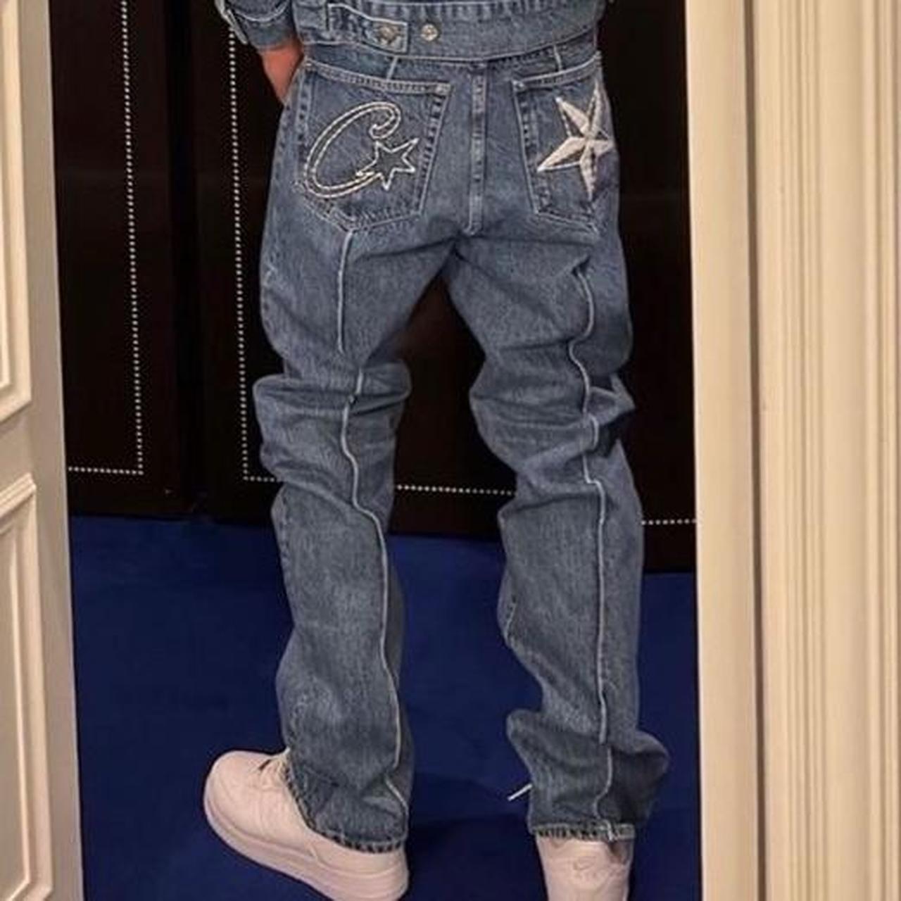 Corteiz Jeans Size large Baggy Fit Perfect condition - Depop