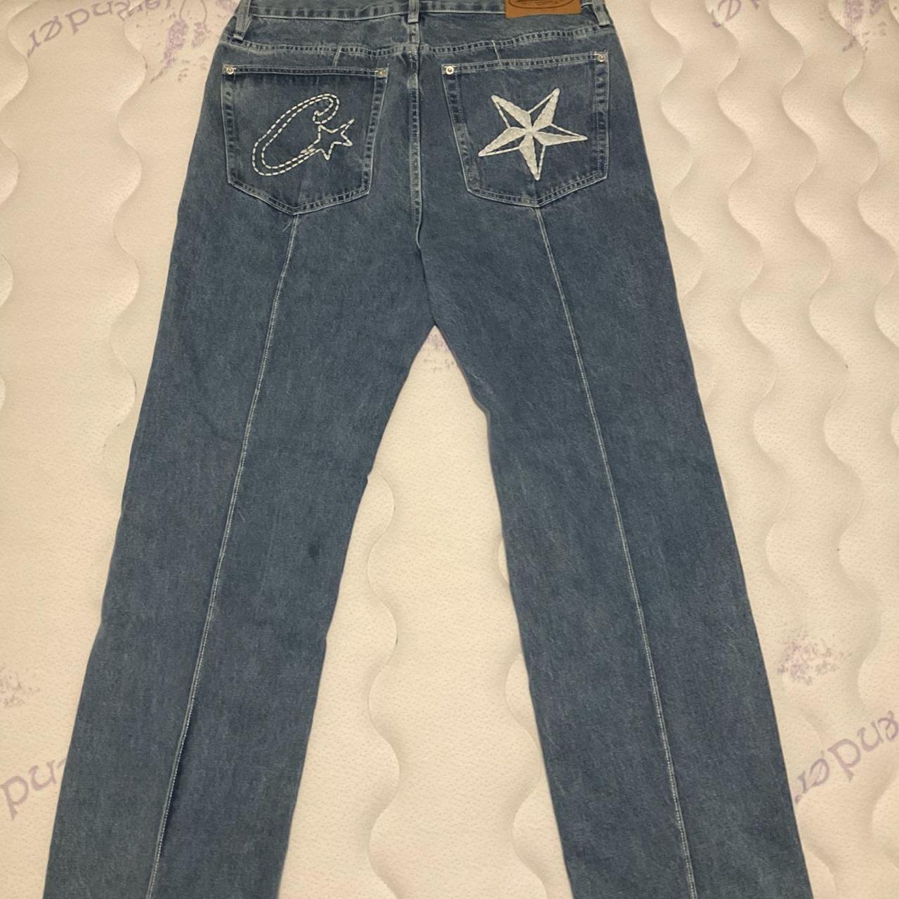 Corteiz Jeans Size large Baggy Fit Perfect condition - Depop