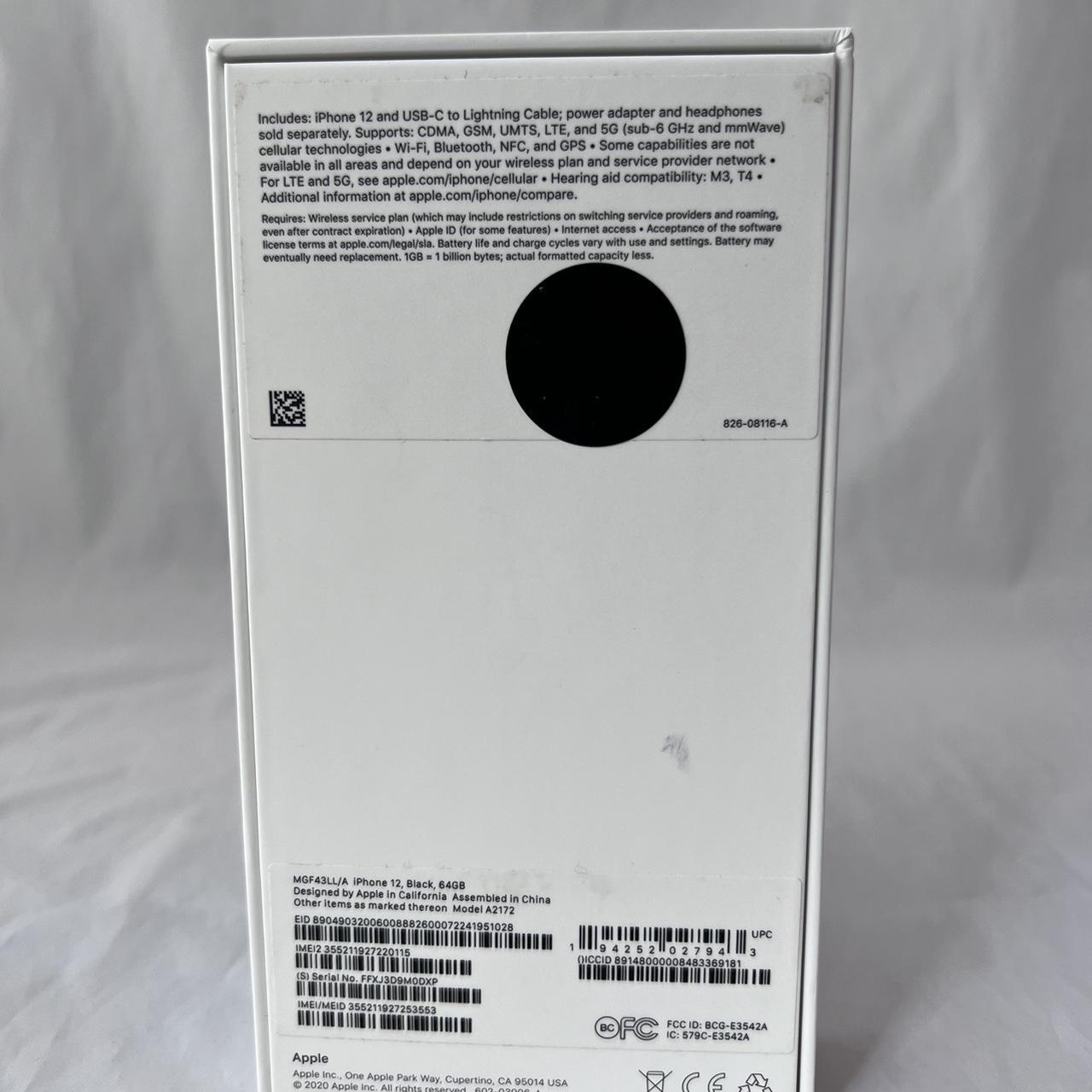 EMPTY iphone box only (NO DEVICE INCLUDED) EMPTY... | Depop