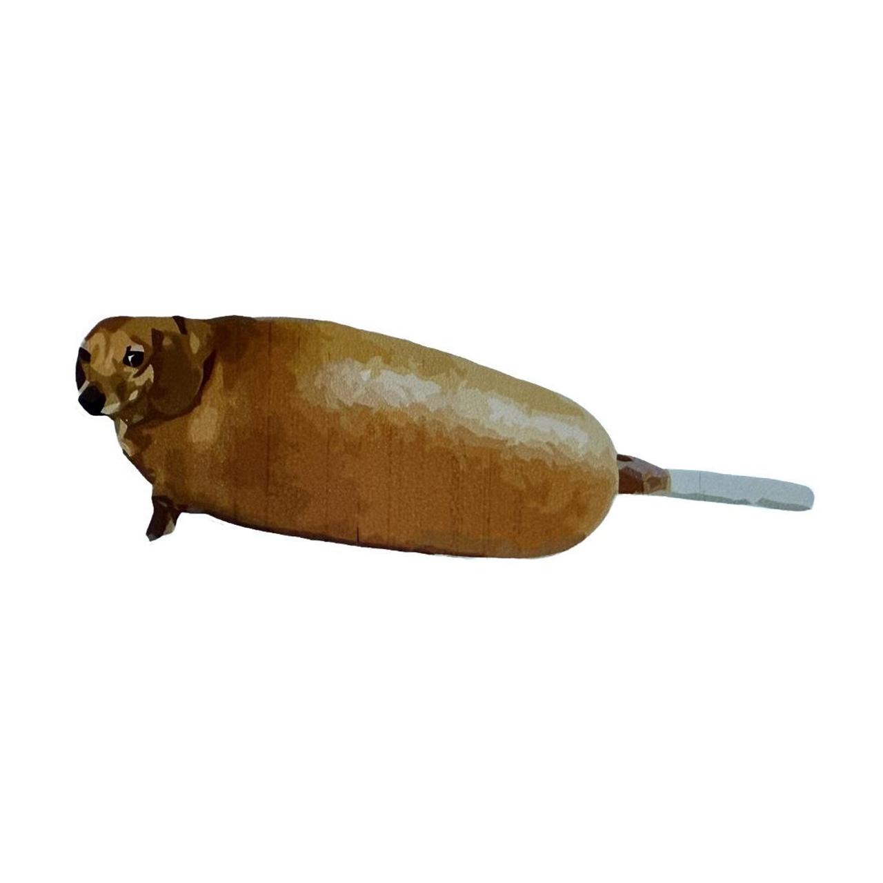 Funny Dog as a Corn Dog sticker - Great for... | Depop
