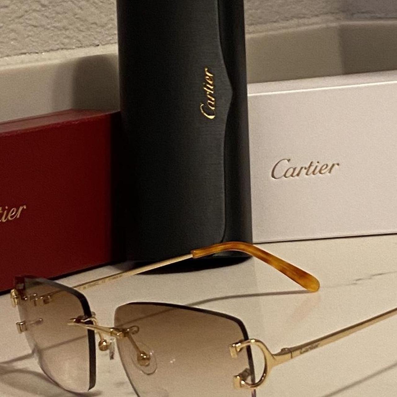 Gold wire Cartier frames #cartier #buffs #buffalo... - Depop