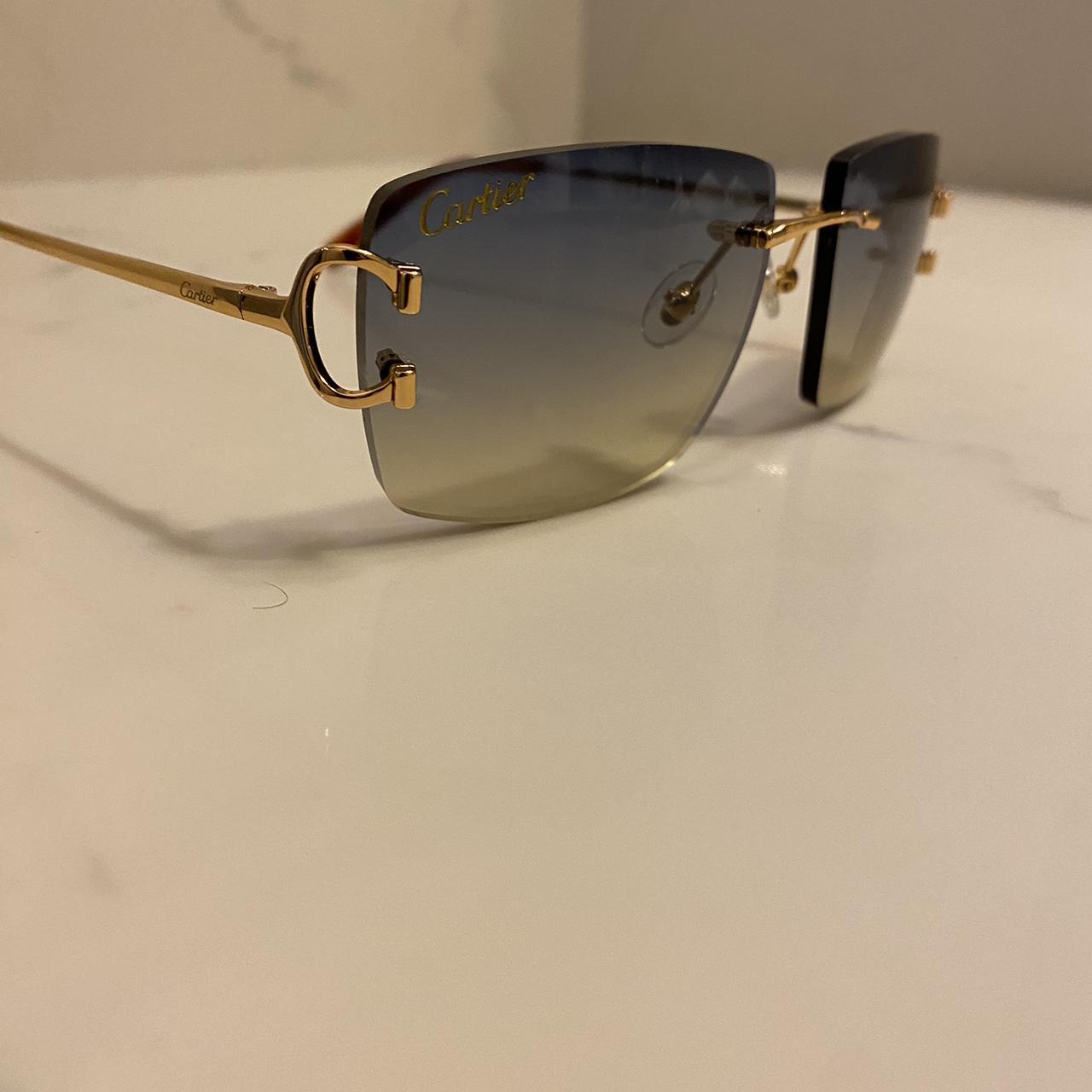 Gold wire Cartier frames #buffs #buffalo #cartier - Depop