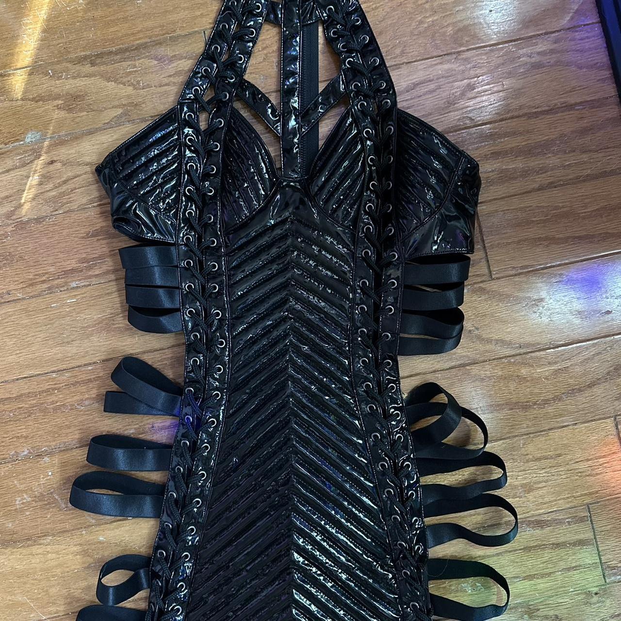 Dollskill // Clubexx rude awakening mini dress black... - Depop