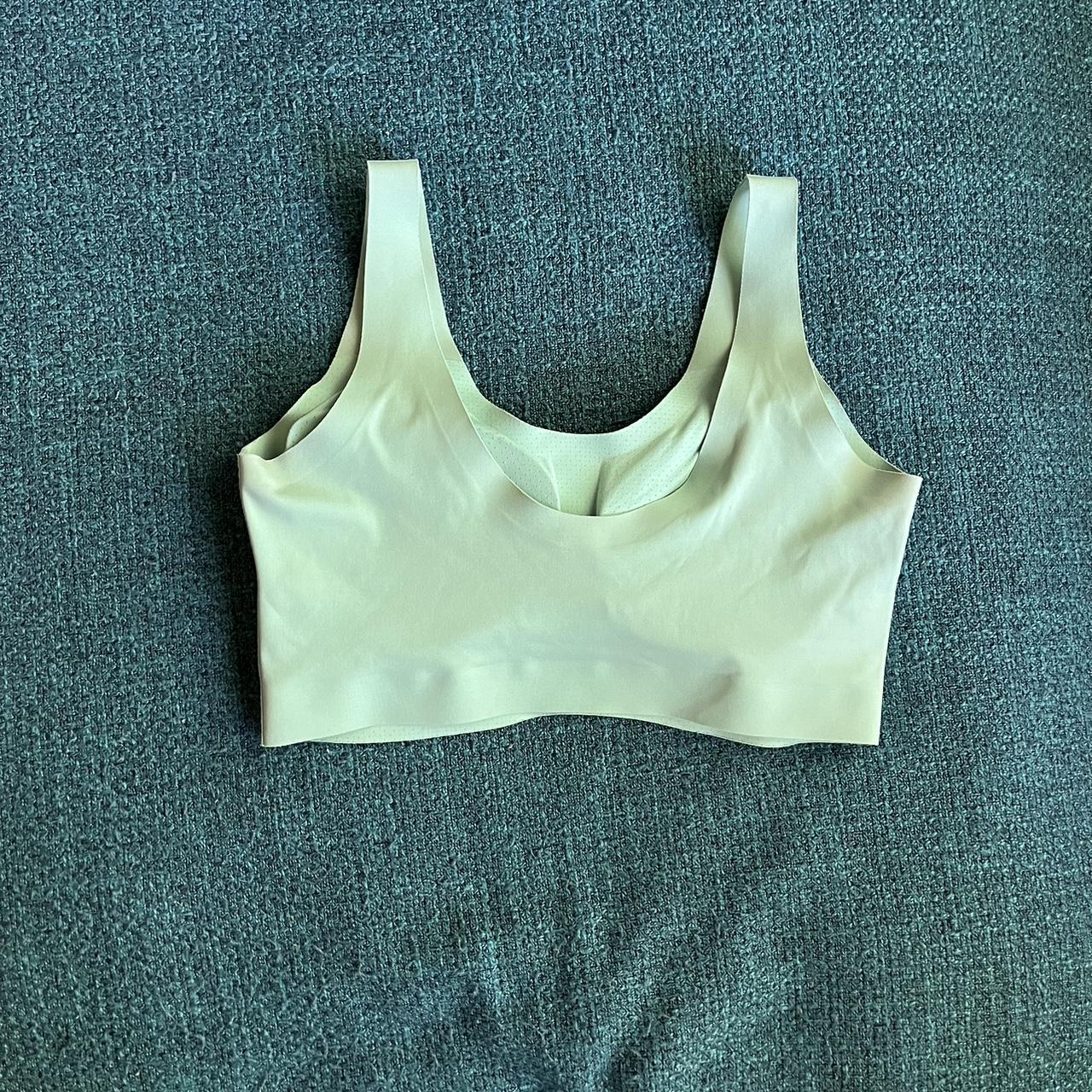 Knix Women's Green and Blue Bra | Depop