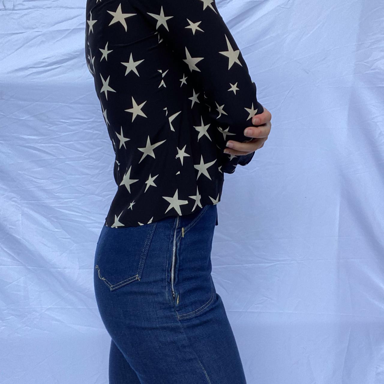 Réalisation Par Women's White and Black Top | Depop