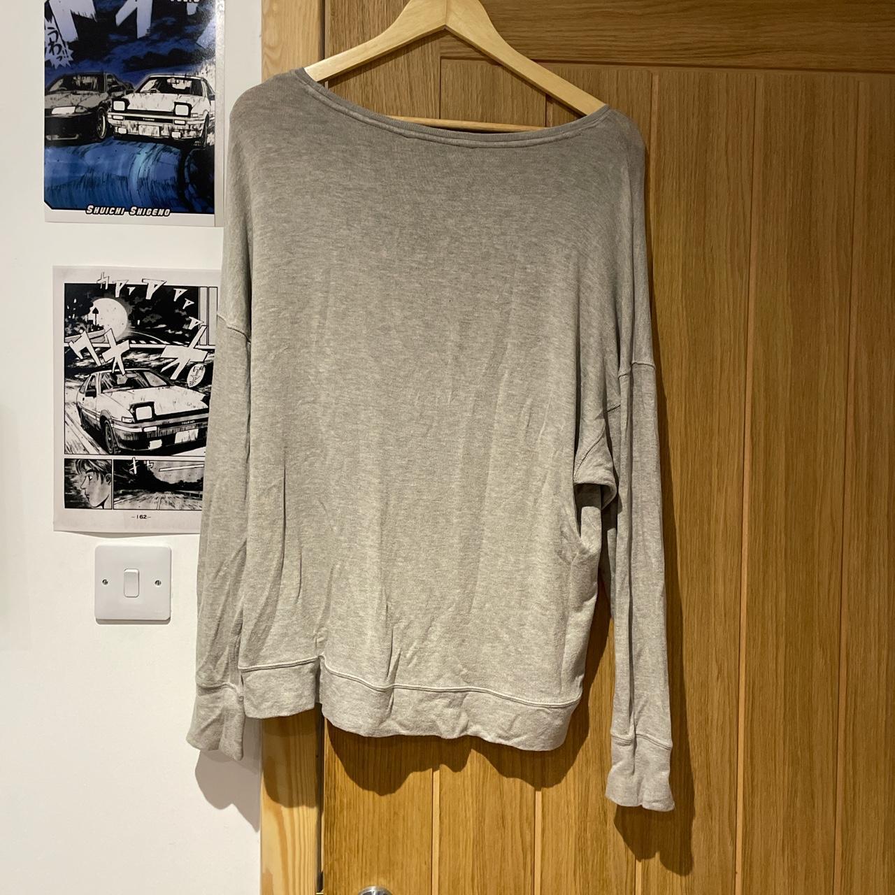 Ralph lauren grey knit top - Depop
