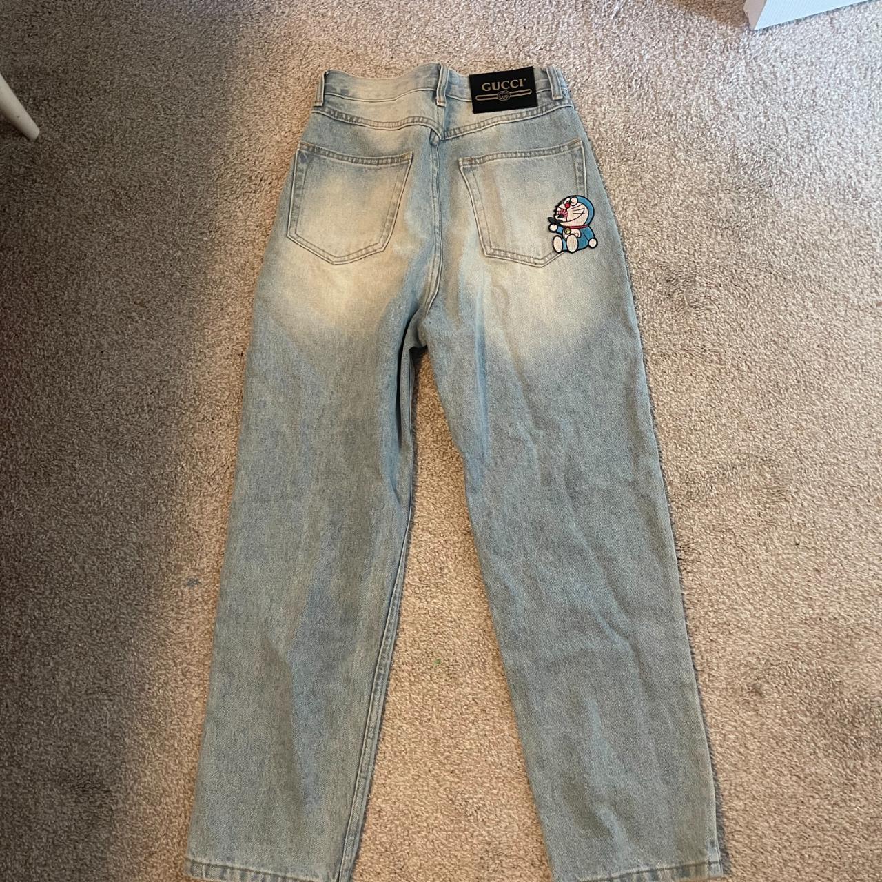 Doraemon x Gucci Jeans Brand new, never worn, with... - Depop