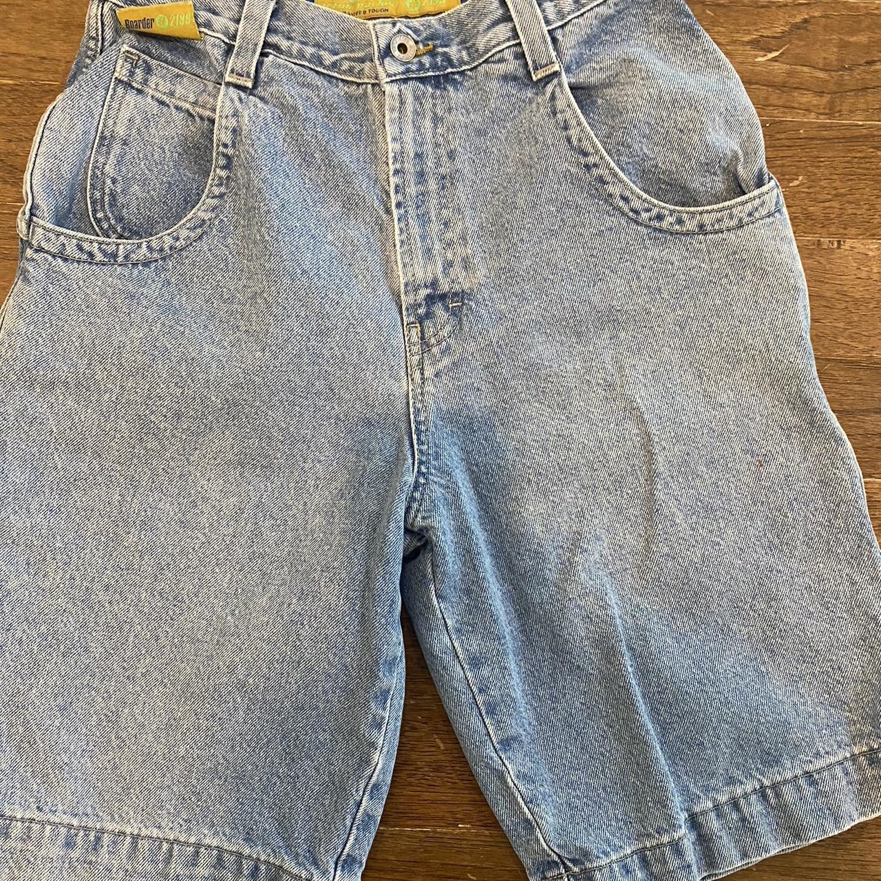 JNCO Jorts Men’s Size 30 Boys Size 18 Embroidered... - Depop