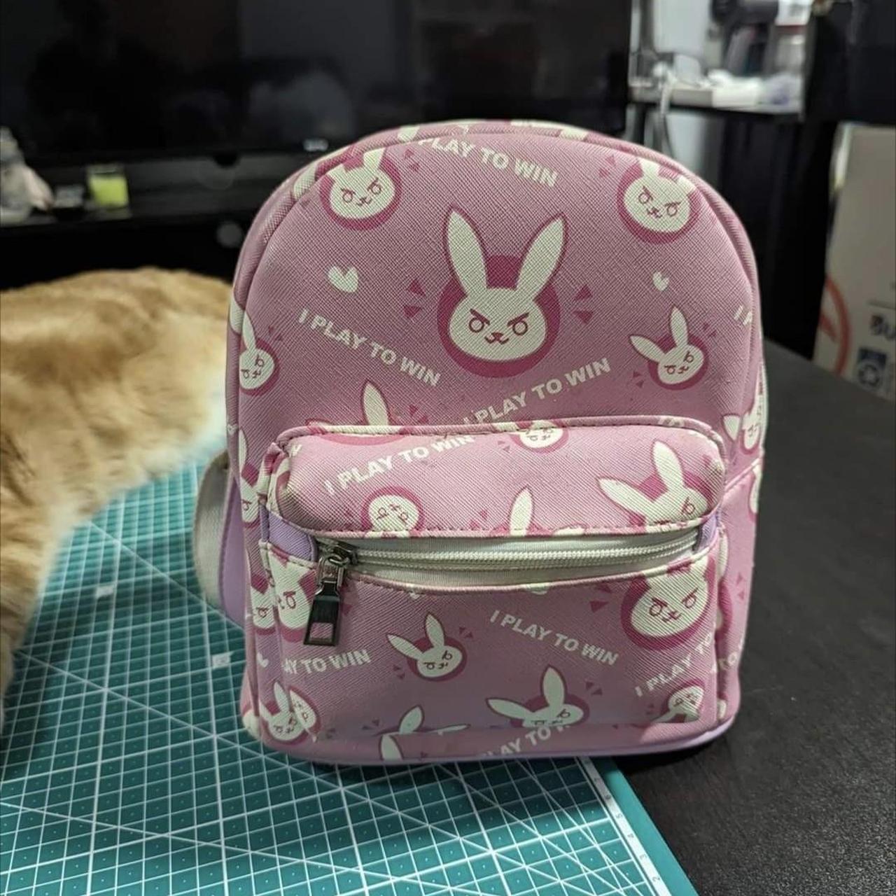 D.VA Overwatch Pink Mini Backpack Blizzard... - Depop