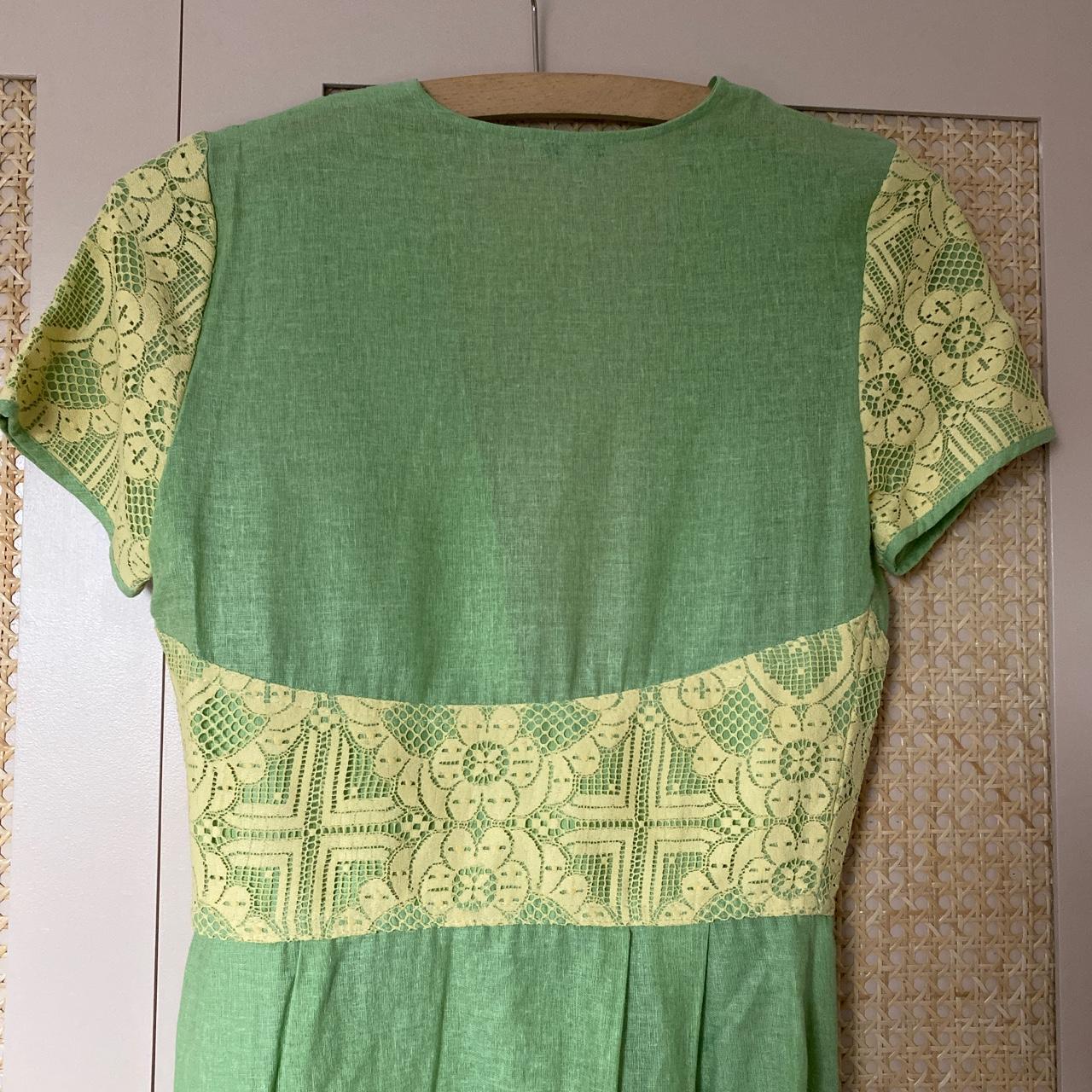 Beautiful pale green (Milla) Jovovich and Hawk dress... - Depop