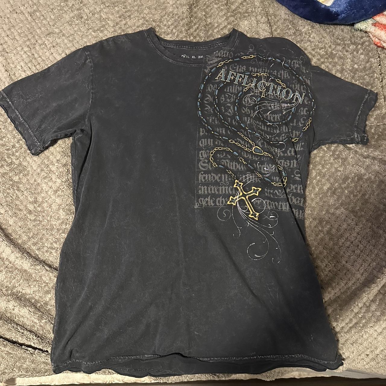 Affliction Men's T-shirt | Depop