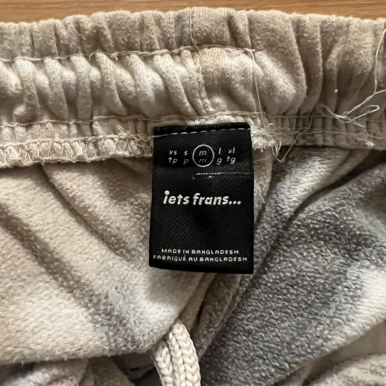 iets frans blue and tan tie-dye balloon joggers.... - Depop