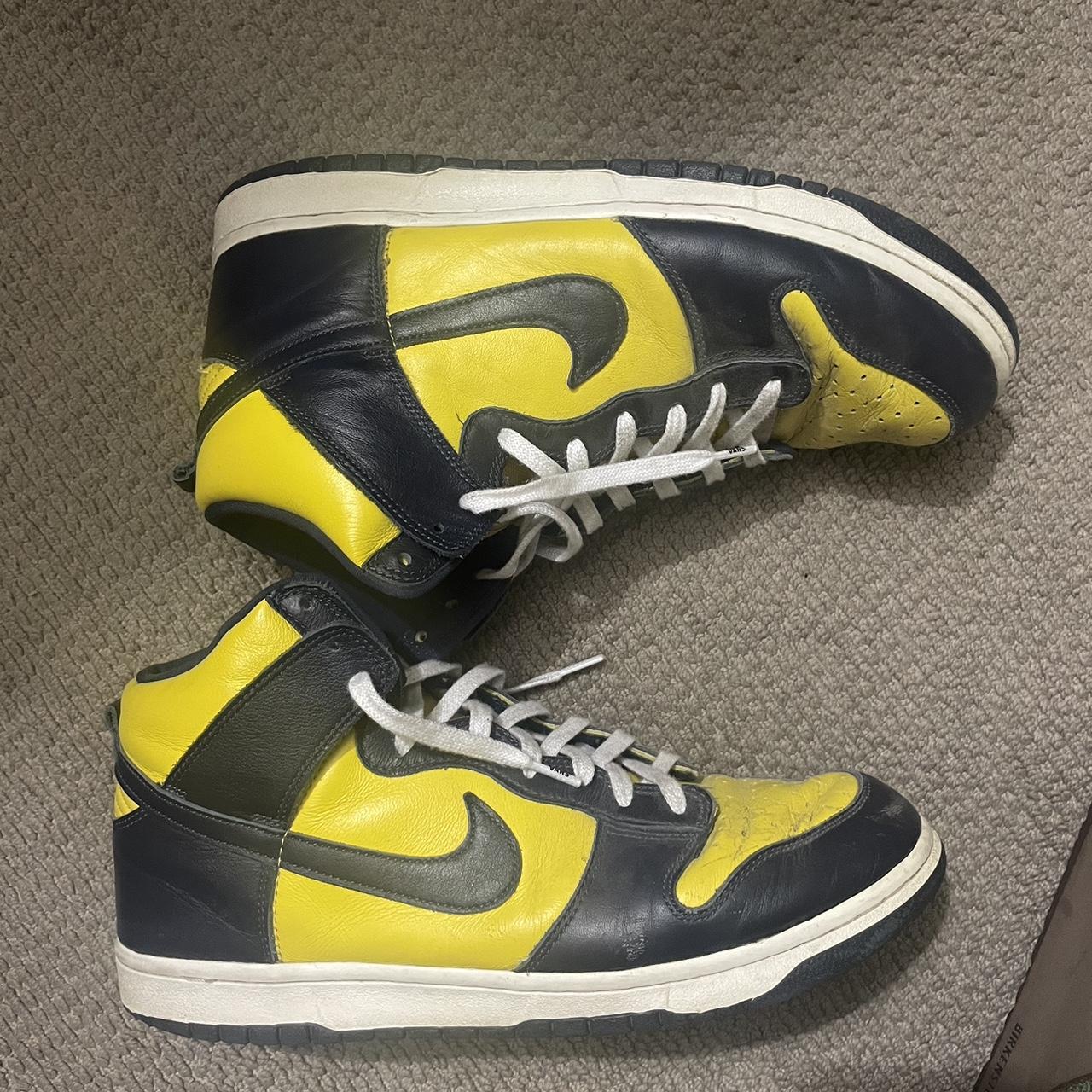 2020 Michigan Dunk High -used -slightly creased and... - Depop