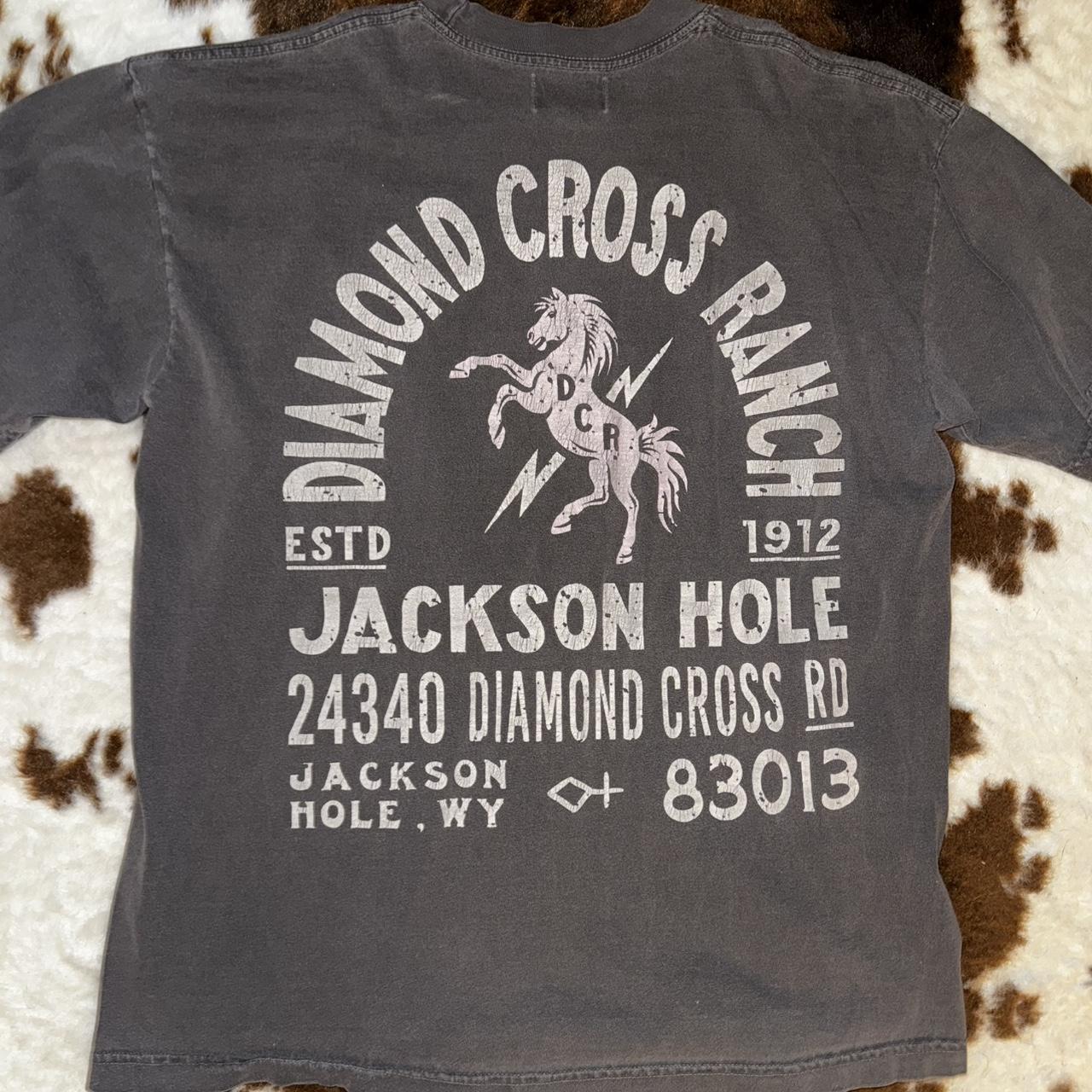 Diamond Cross Ranch T-shirt size L. Perfect... - Depop
