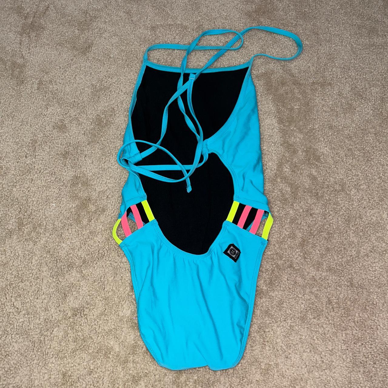 Hawaii Blue Jolyn Gavin One-Piece Size 30 The Gavin... - Depop