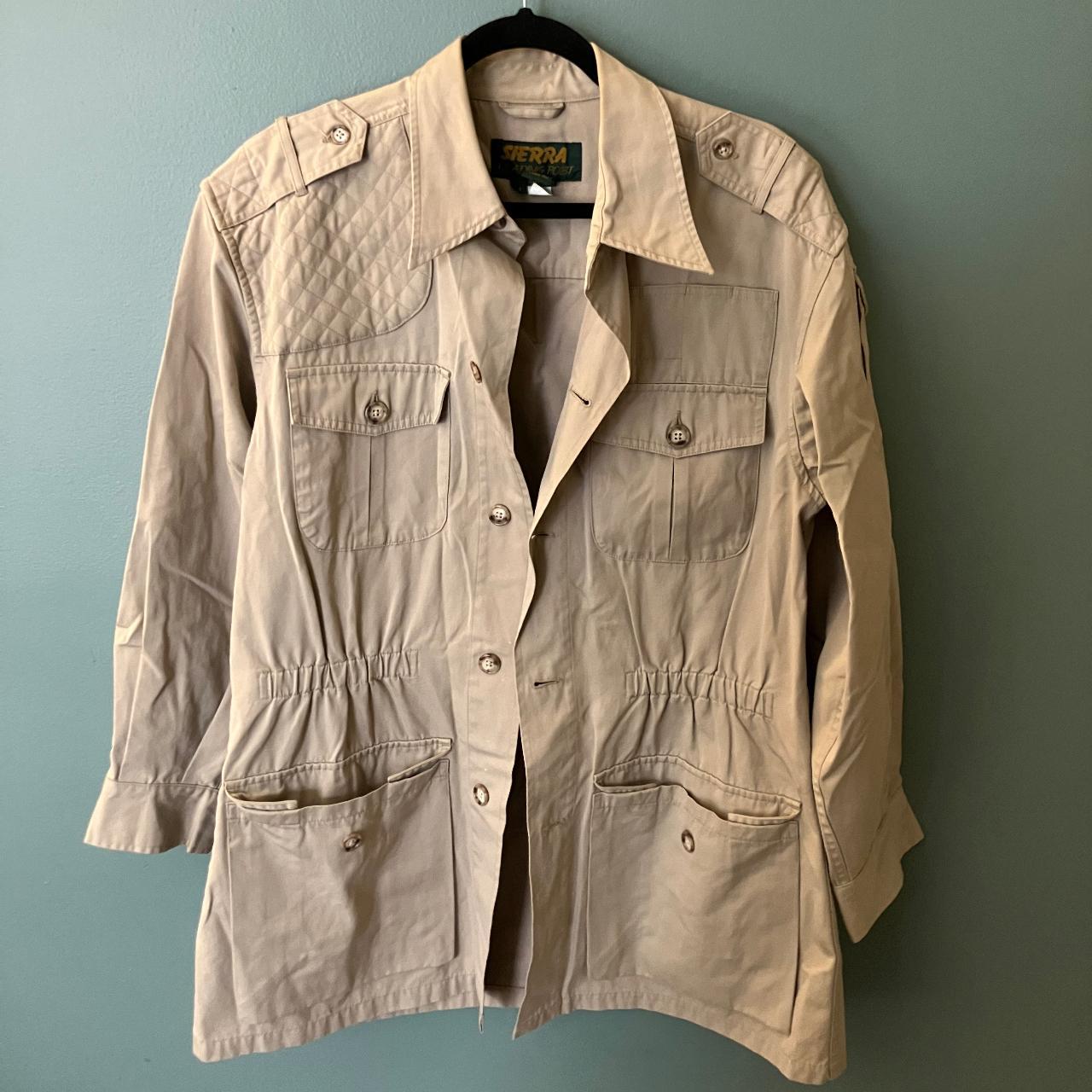 Vintage Sierra Trading Post Safari Coat. 100%... - Depop
