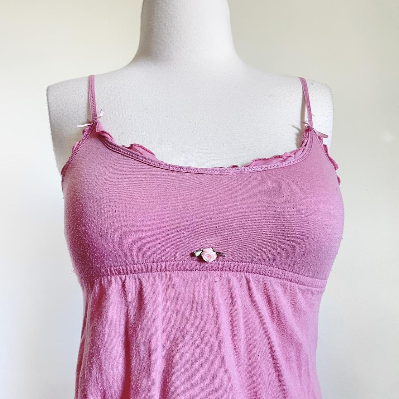 Cottagecore Pastel Cami Top Details: Reworked top... - Depop