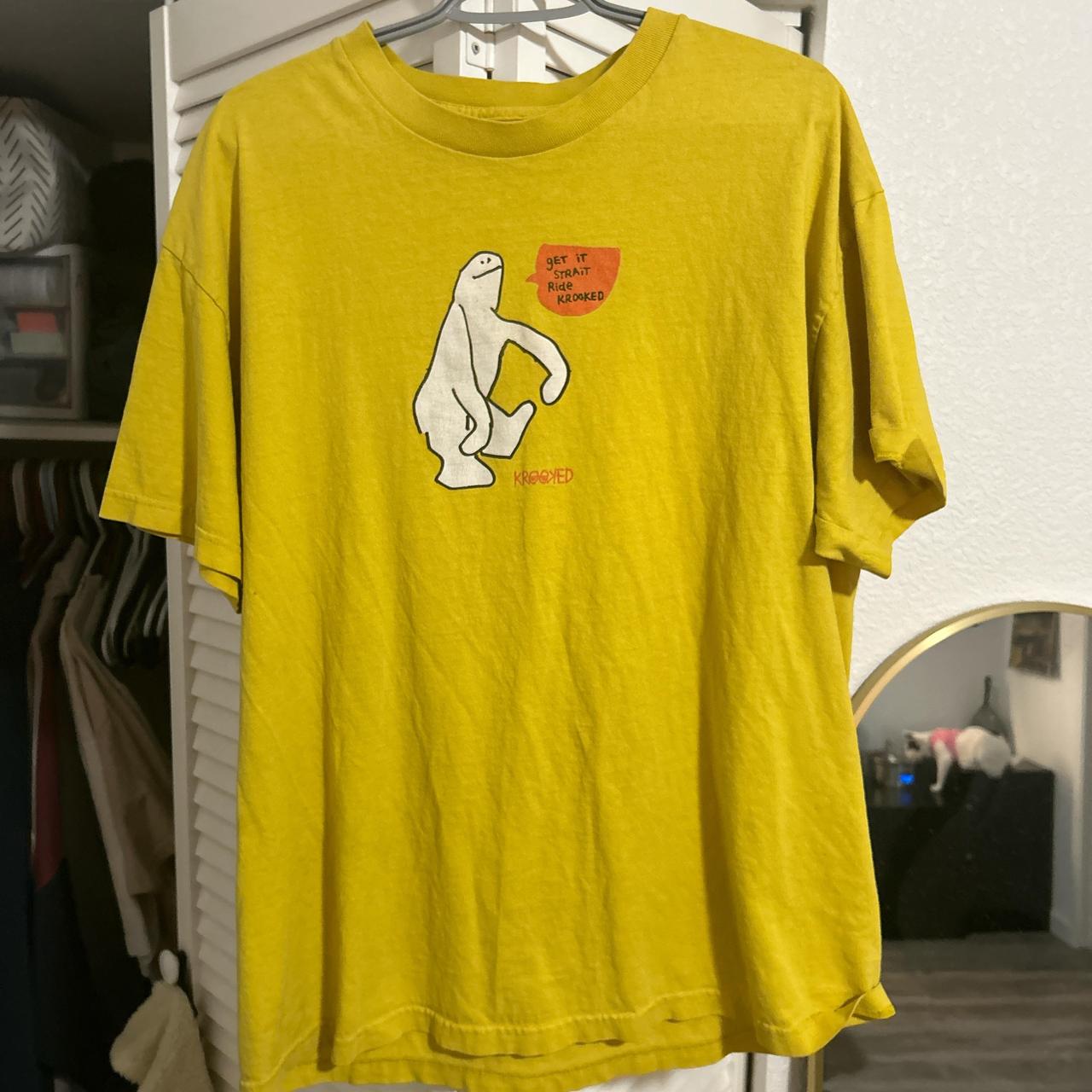 Krooked Gonz graphic from 2020ish. No stains minor... - Depop