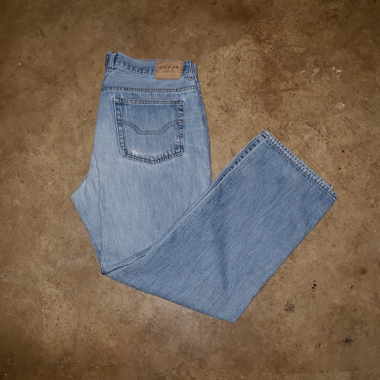 Chaps denim jeans size 38 x 32 straight leg with... - Depop