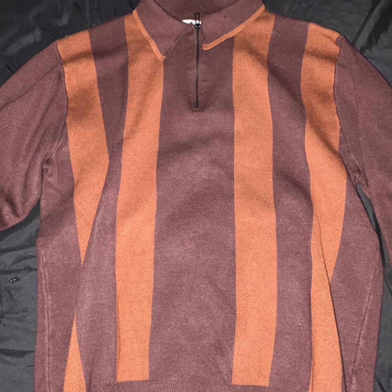 Burgundy Grace Karin zip up jacket | Depop