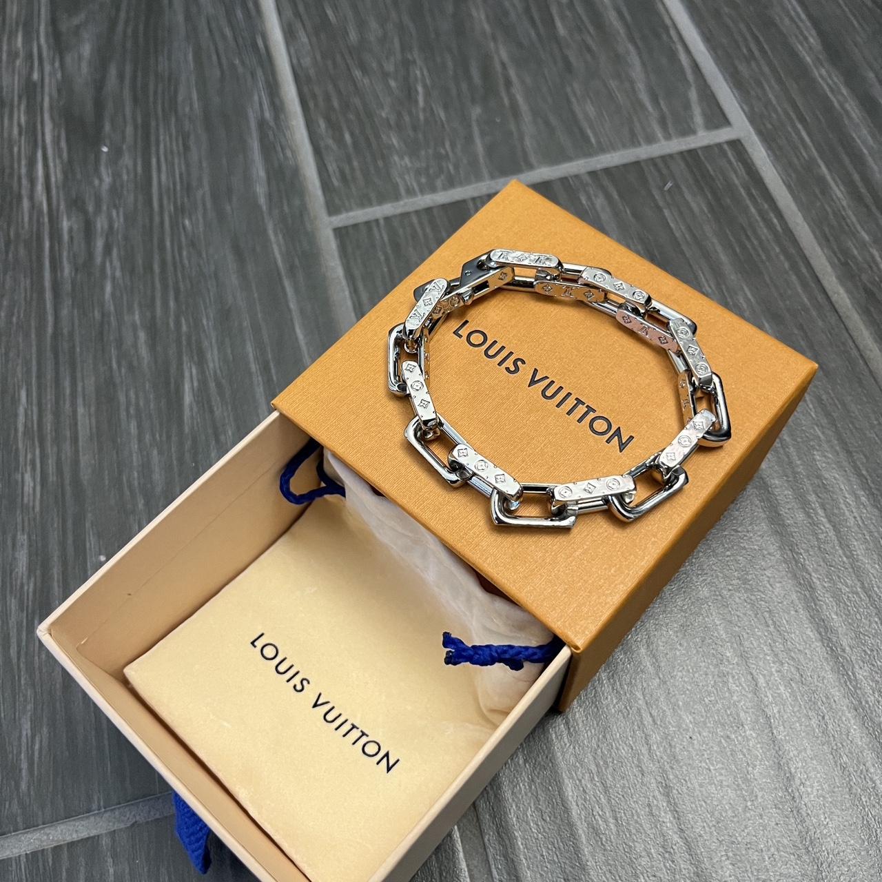 Louis Vuitton Chain Link Bracelet Monogram Not... - Depop