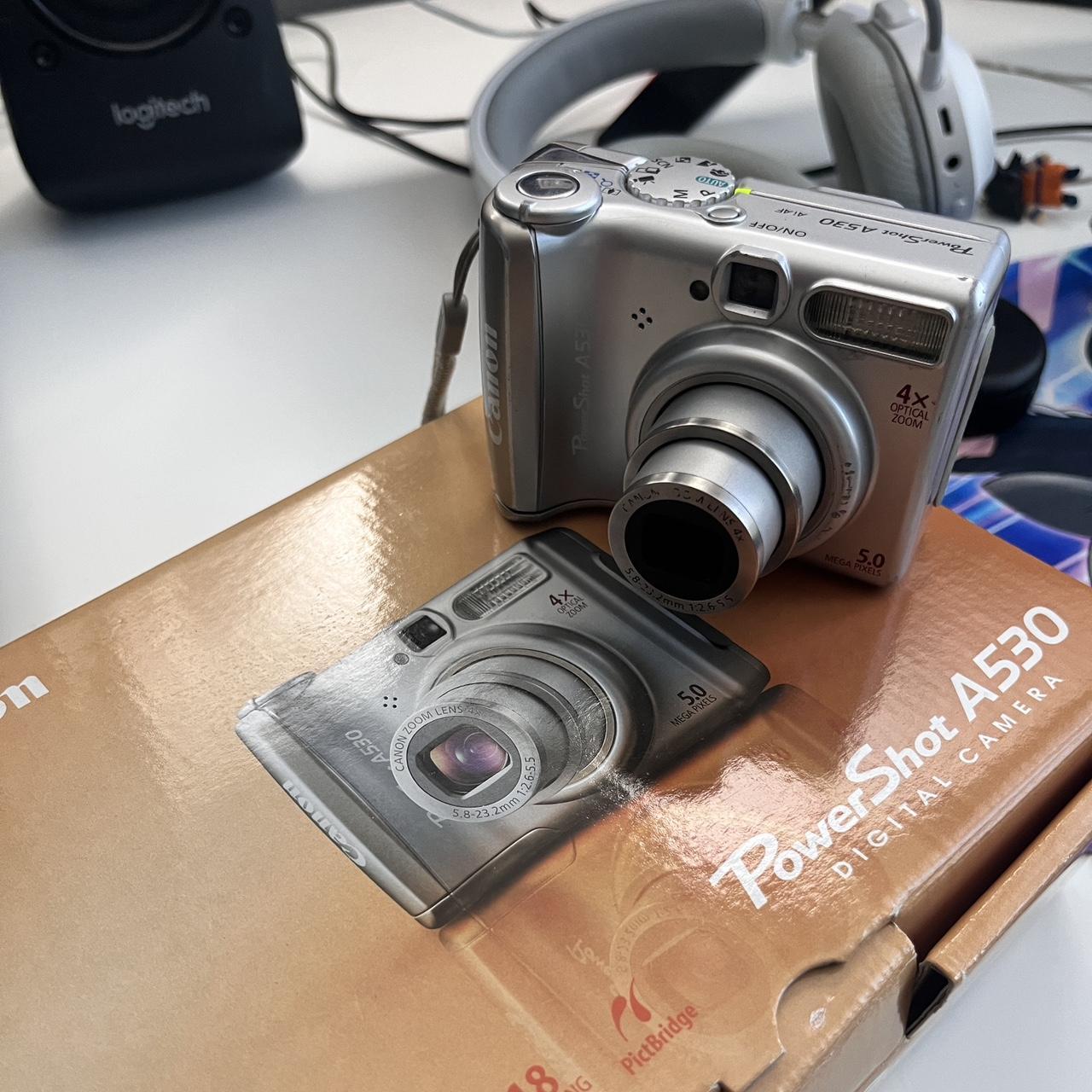 Vintage 2005 Canon Powershot A530 Digital Camera... - Depop