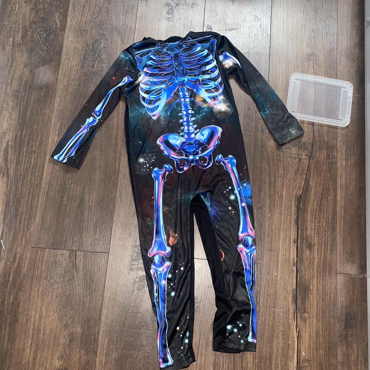 Boys Skelton Halloween costume age 3-4 - Depop