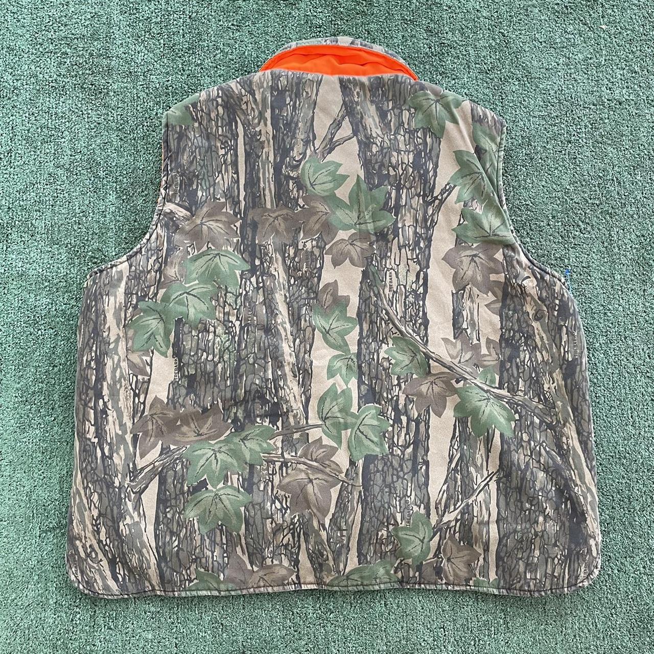 Winchester Reversible Hunting Vest Treebark Camo... - Depop