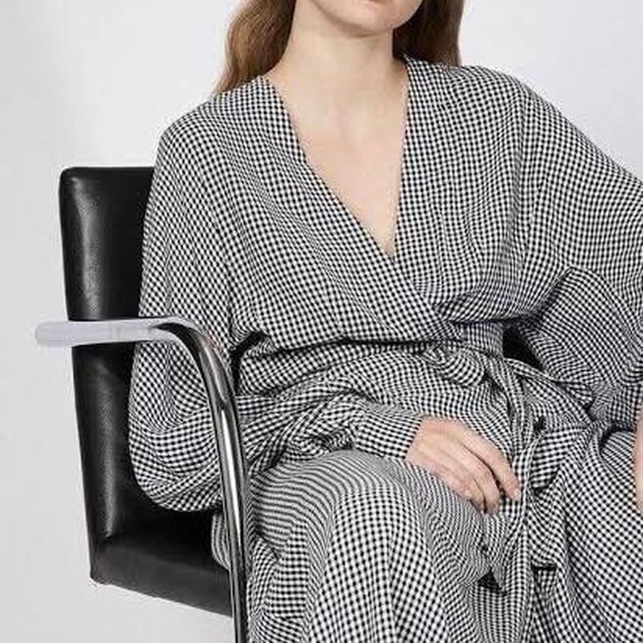 Scanlan Theodore Gingham Wrap Dress. Classic blue... | Depop