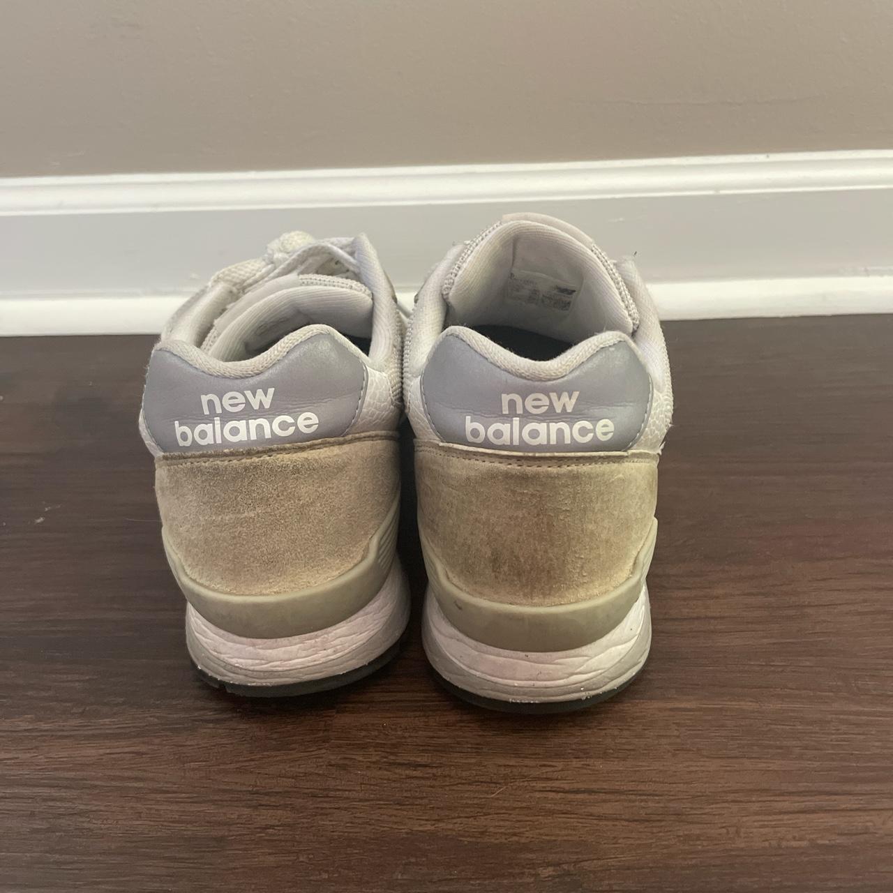 New balance 996 shoes -cream color -no rips or... - Depop