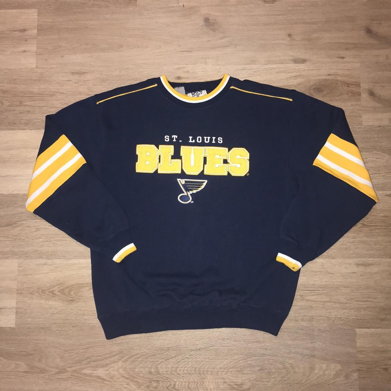 1993 NHL St. Louis Blues Vintage Crewneck Size L... - Depop