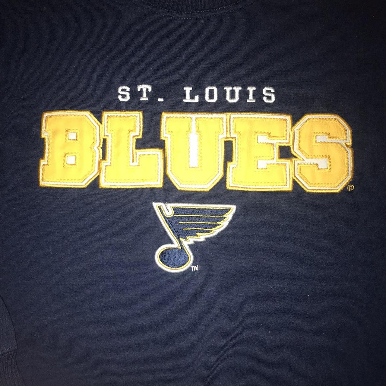 1993 NHL St. Louis Blues Vintage Crewneck Size L... - Depop