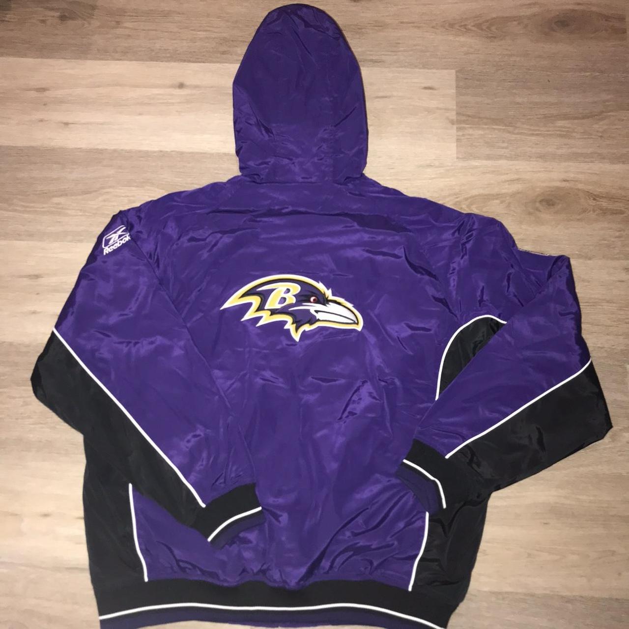 1990’s Baltimore Ravens Winter Jacket Size M fits a... - Depop