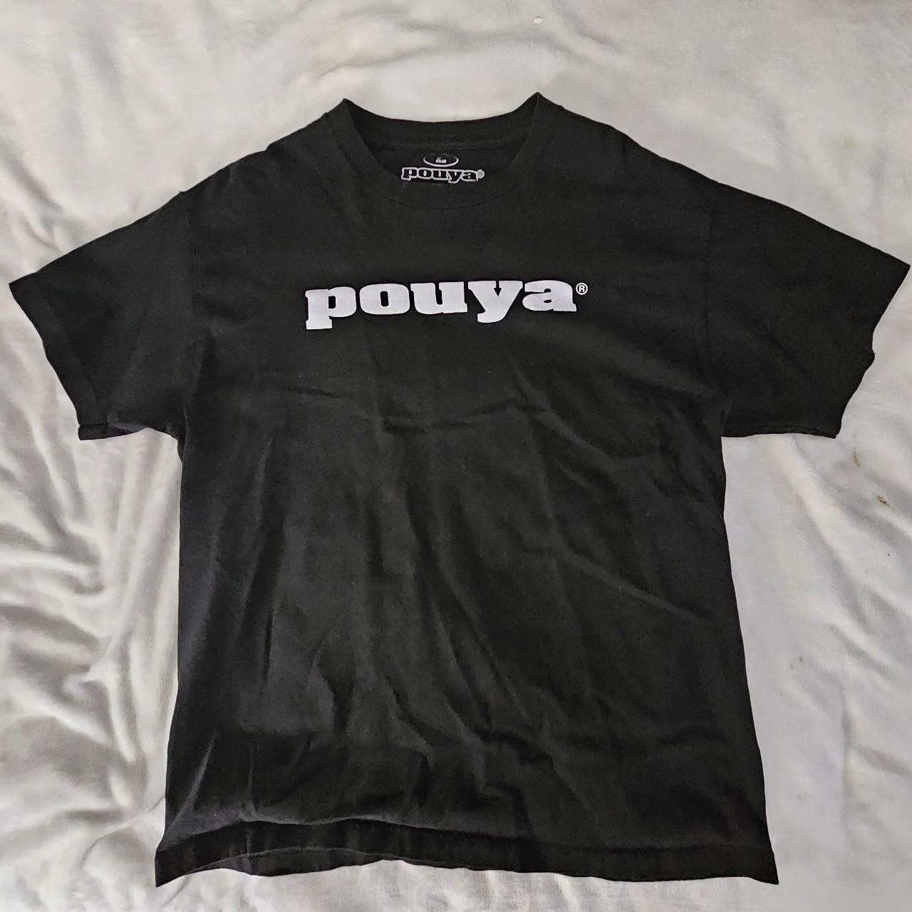 Pouya T-Shirt Fuct style logo Mens L #ftp #g59... - Depop