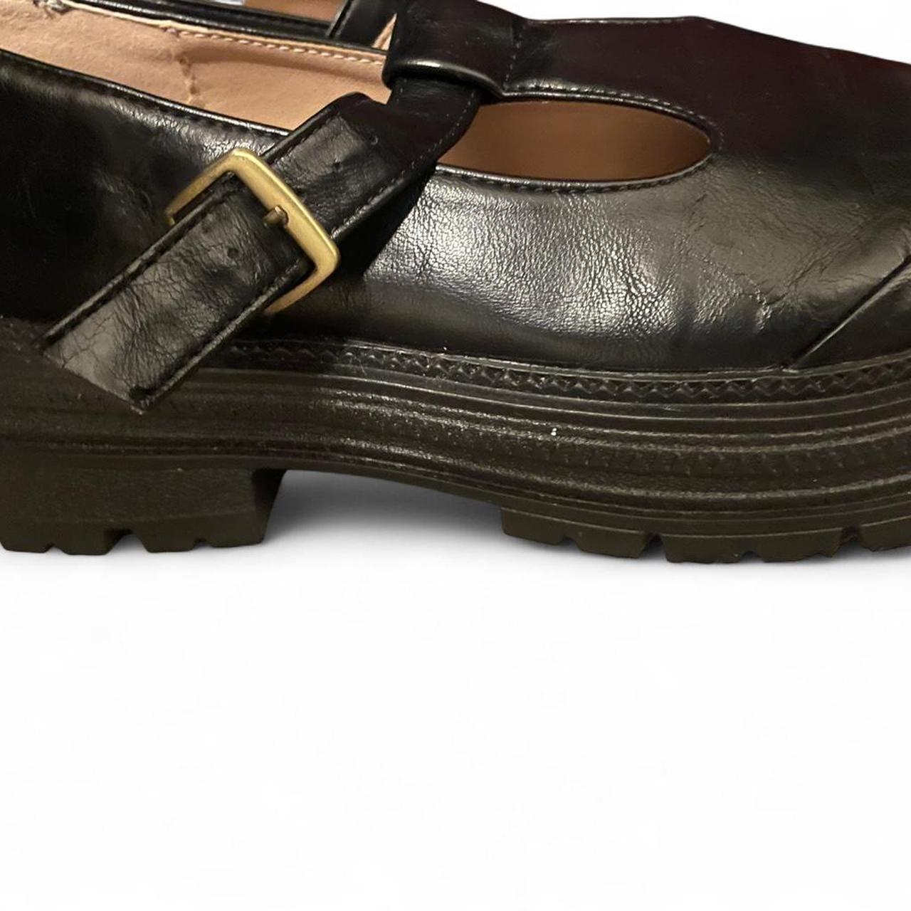 Black Mary Jane shoes with adjustable buckle straps... | Depop