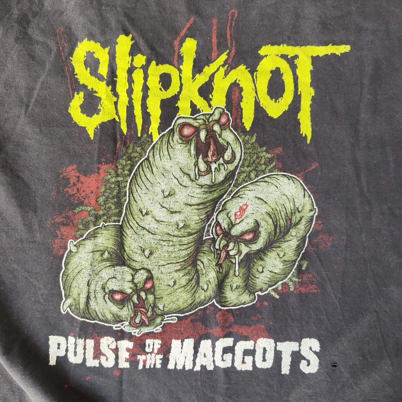 Slipknot Pulse of the Maggots T-Shirt Size XXL Pit... - Depop
