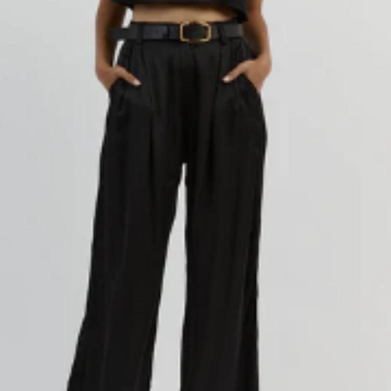 RUE TROUSER PANT - BLACK- DISSH- SIZE 10 - Depop