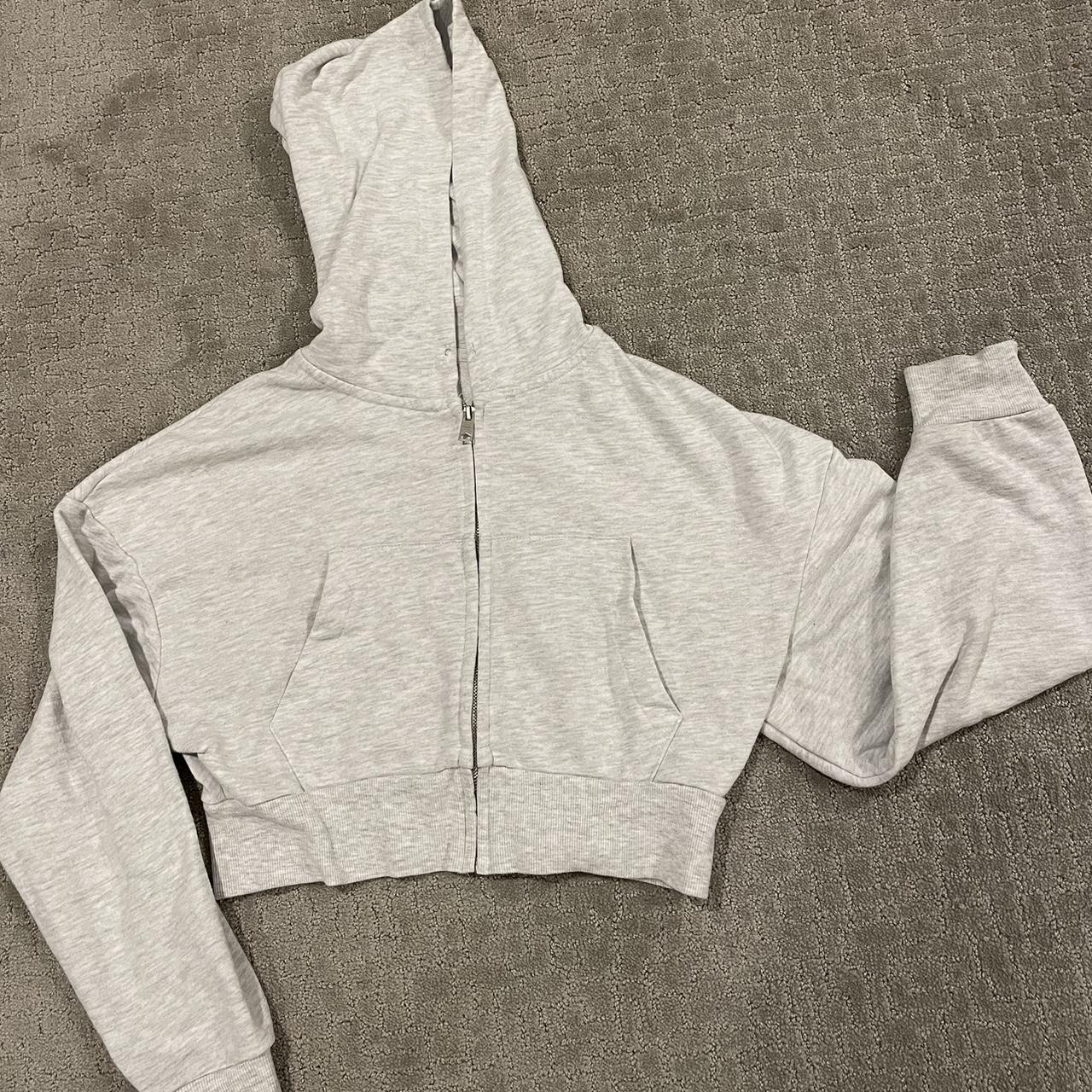 Garage cropped zip up size small - Depop