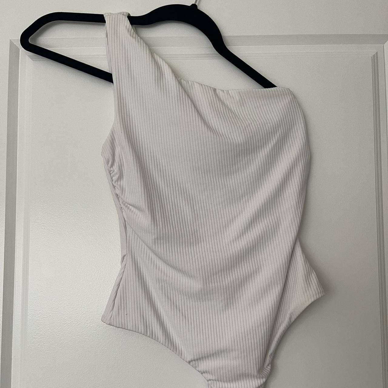 Kookai basics one shoulder bodysuit - size 0 or... - Depop