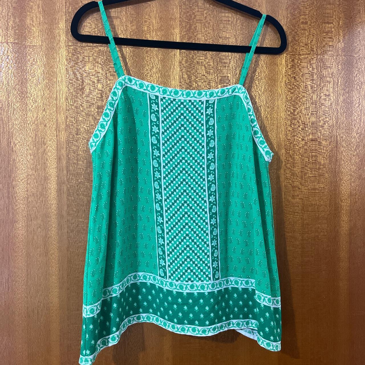 Green Sportsgirl Top And Pant Set Size 10 Worn Once Depop