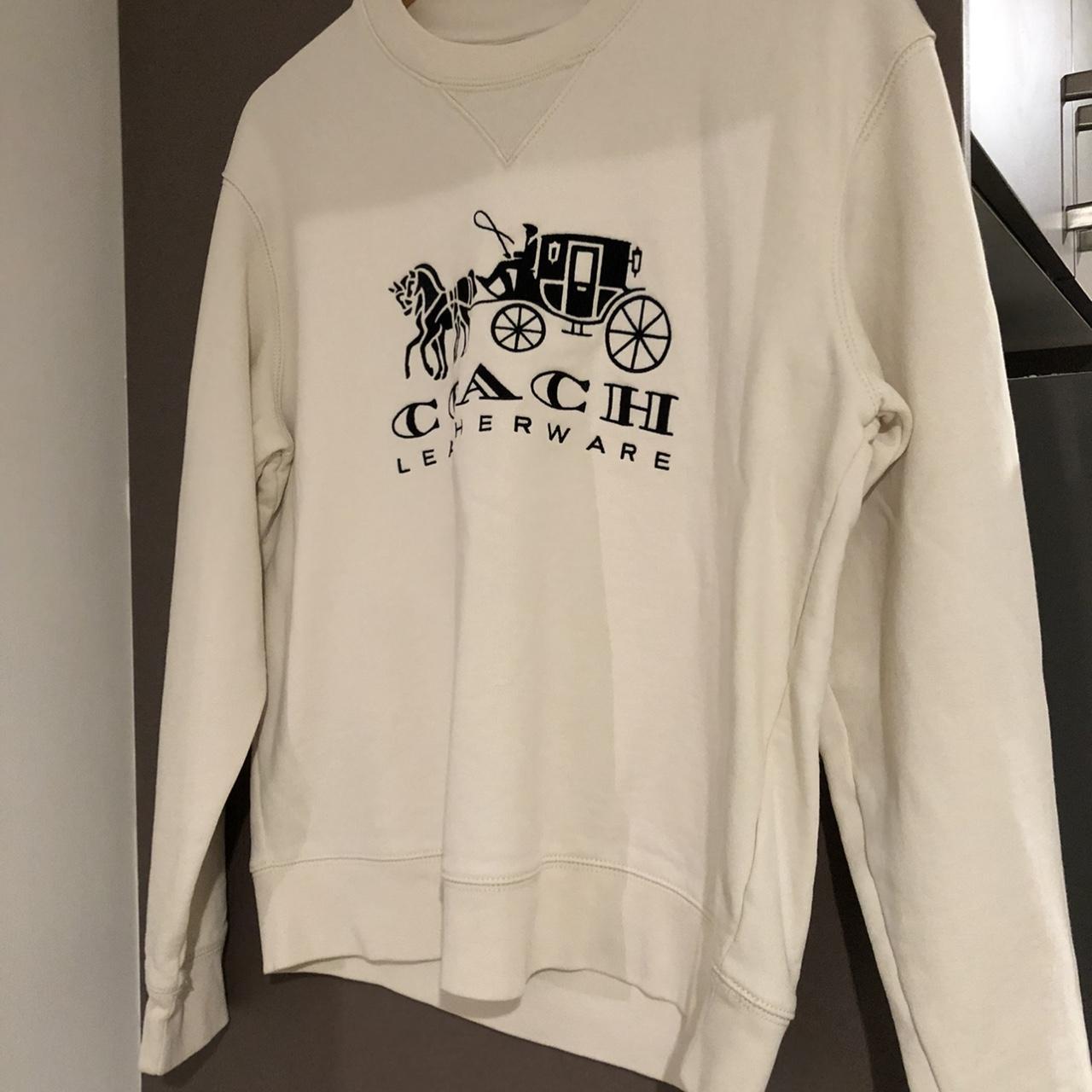 Coach Sweater Jumper Mens Small Only Worn Once - Depop