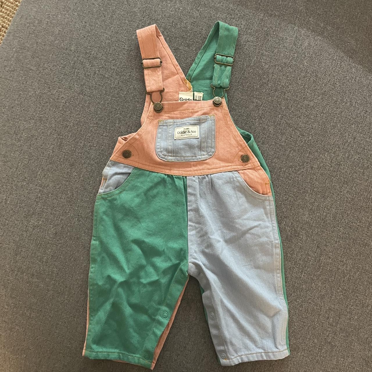 Goldie & Ace Austin colour block overalls Tags... - Depop