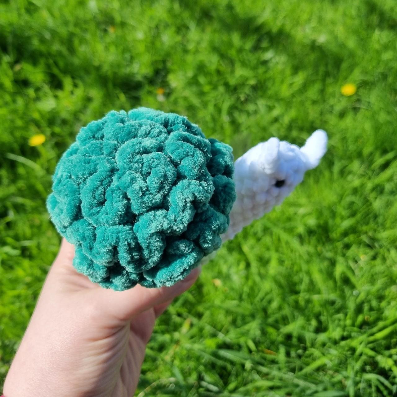 Handmade crochet broccoli snail!🥦🐌 (Pattern by... - Depop