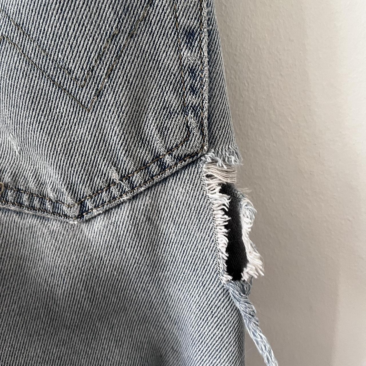 wrangler skate ripped denim jeans - Depop