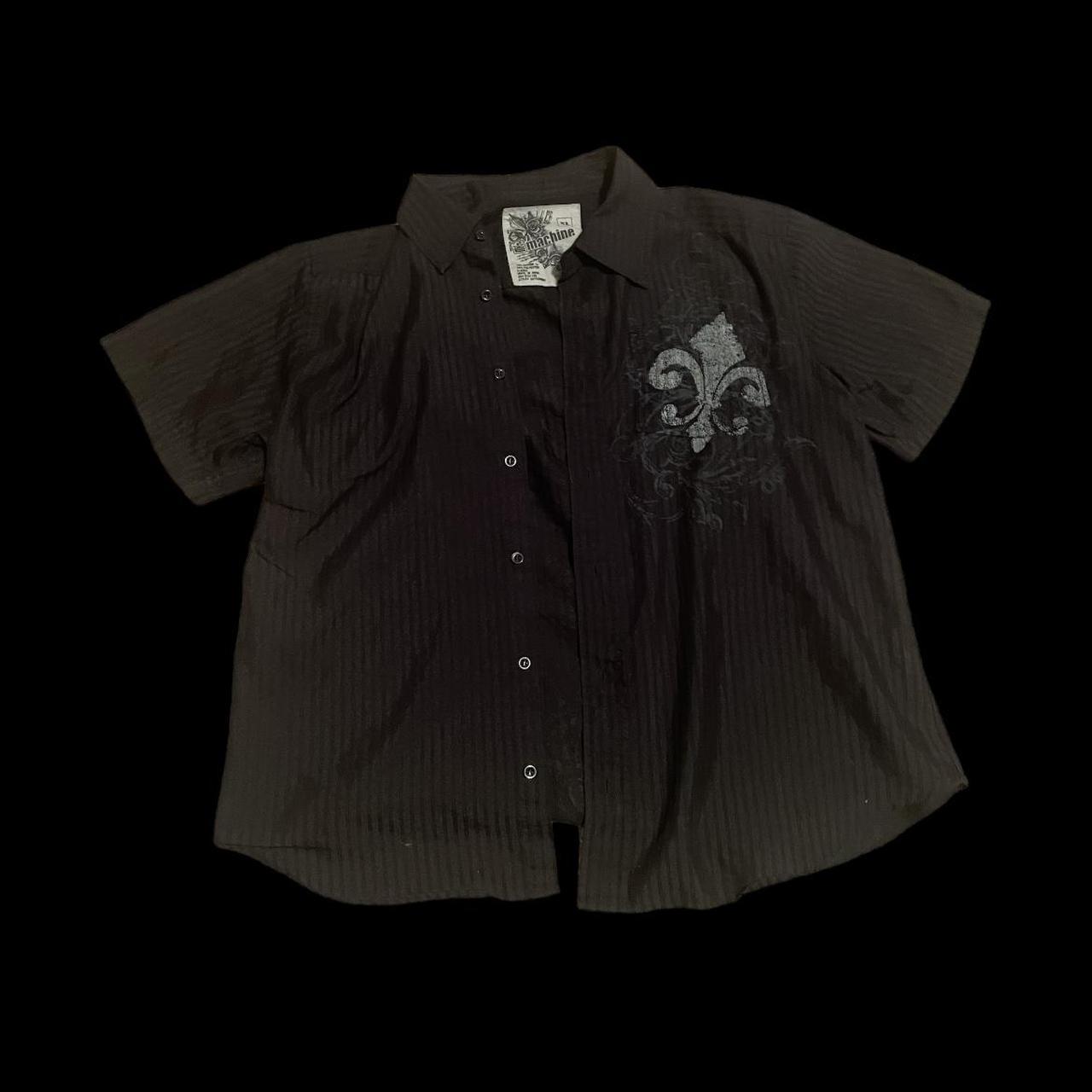 MK MACHINE BUTTON SHIRT ACCEPTING MOST OFFERS SEND... - Depop