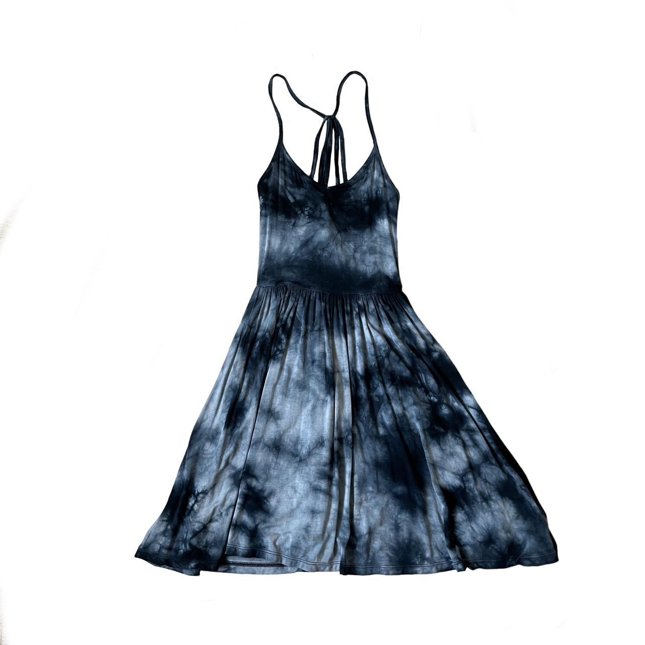 Tie dye sun dress v comfortable Size-small #dress... - Depop