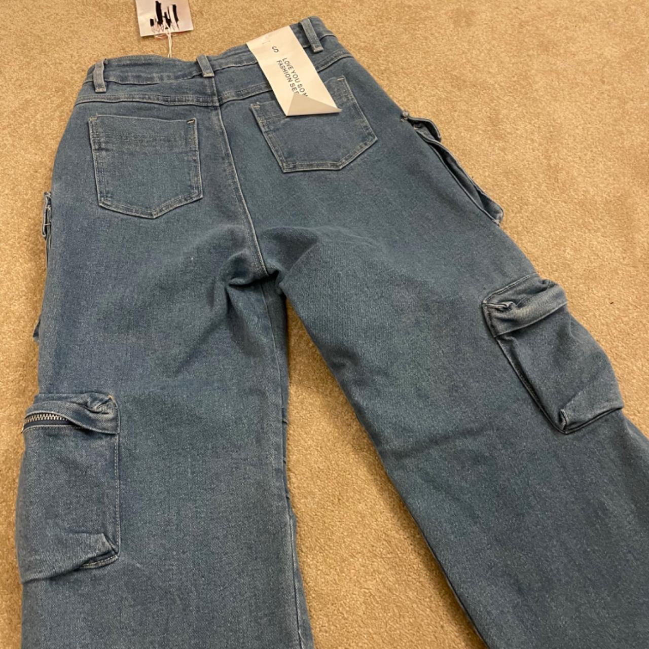Monday Premium utility pocket jeans. Size small... - Depop